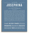 Josephina | Name Art Print – Name Stories