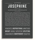 Josephine Personalized Name Meaning Art Prints – Name Stories