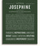 Josephine Personalized Name Meaning Art Prints – Name Stories