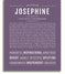 Josephine | Name Art Print – Name Stories