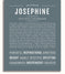 Josephine | Name Art Print – Name Stories