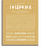 Josephine Personalized Name Meaning Art Prints – Name Stories