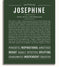 Josephine | Name Art Print – Name Stories