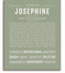 Josephine | Name Art Print – Name Stories