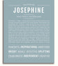 Josephine | Name Art Print – Name Stories