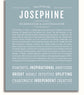 Josephine Personalized Name Meaning Art Prints – Name Stories