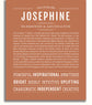 Josephine Personalized Name Meaning Art Prints – Name Stories
