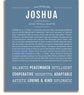 Joshua | Name Art Print – Name Stories