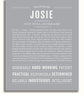 Josie | Name Art Print – Name Stories