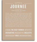 Journee | Name Art Print – Name Stories