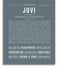 Jovi | Name Art Print – Name Stories