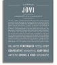 Jovi | Name Art Print – Name Stories