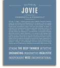 Jovie | Name Art Print – Name Stories
