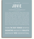 Jovie | Name Art Print – Name Stories