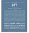 Joy | Name Art Print – Name Stories