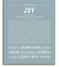 Joy Personalized Name Meaning Art Prints – Name Stories