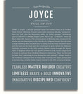 Joyce | Name Art Print – Name Stories