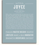 Joyce | Name Art Print – Name Stories
