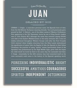 Juan | Name Art Print – Name Stories
