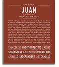 Juan | Name Art Print – Name Stories