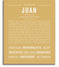 Juan | Name Art Print – Name Stories