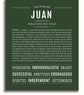 Juan | Name Art Print – Name Stories