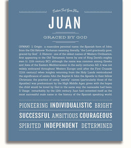 Juan | Name Art Print – Name Stories