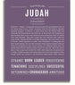 Judah Personalized Name Meaning Art Prints – Name Stories