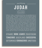 Judah | Name Art Print – Name Stories
