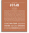 Judah Personalized Name Meaning Art Prints – Name Stories