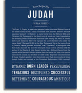 Judah | Name Art Print – Name Stories
