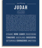Judah Personalized Name Meaning Art Prints – Name Stories