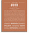 Judd | Name Art Print – Name Stories