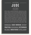 Jude | Name Art Print – Name Stories