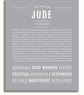 Jude | Name Art Print – Name Stories