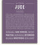 Jude | Name Art Print – Name Stories
