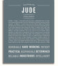 Jude | Name Art Print – Name Stories