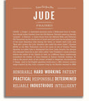 Jude | Name Art Print – Name Stories