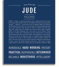 Jude | Name Art Print – Name Stories