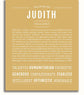 Judith | Name Art Print – Name Stories