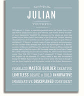 Julian | Name Art Print – Name Stories
