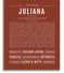 Juliana | Name Art Print – Name Stories