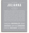 Julianna | Name Art Print – Name Stories