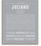 Juliano | Name Art Print – Name Stories