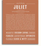Juliet | Name Art Print – Name Stories