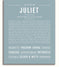 Juliet | Name Art Print – Name Stories