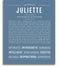 Juliette | Name Art Print – Name Stories