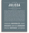 Julissa | Name Art Print – Name Stories