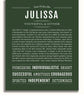 Julissa | Name Art Print – Name Stories