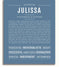 Julissa | Name Art Print – Name Stories